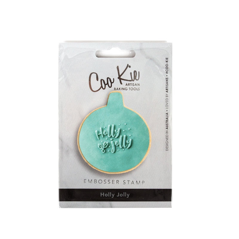 Coo Kie Embosser Stamp - Holly Jolly – GorgeousGooseCakes